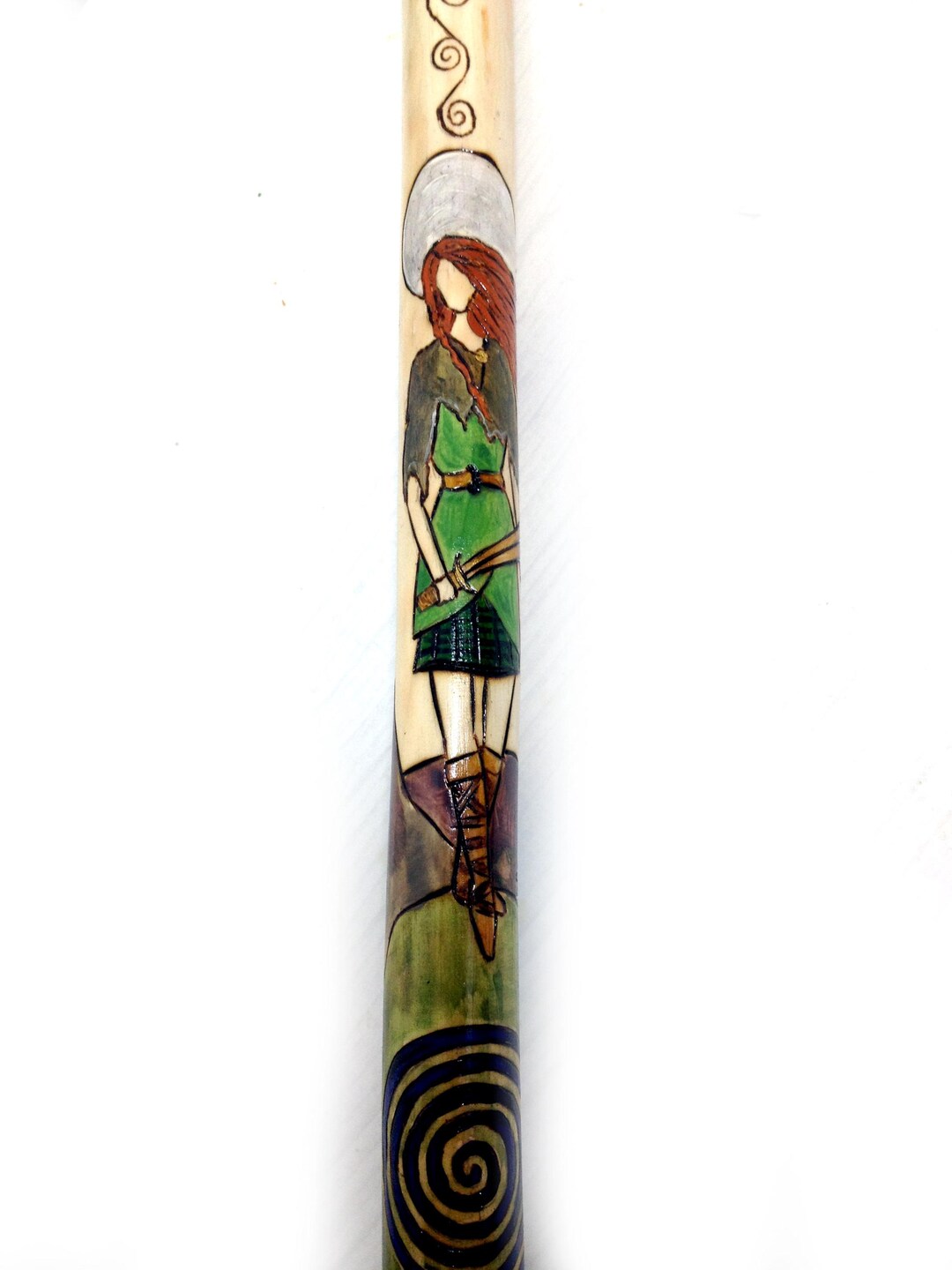 Scathach Warrior Wand - Magic Pagan Celtic Warrior Queen Priestess ...