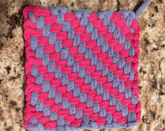 Loop Potholder Patterns Zig-zag Pattern - Etsy