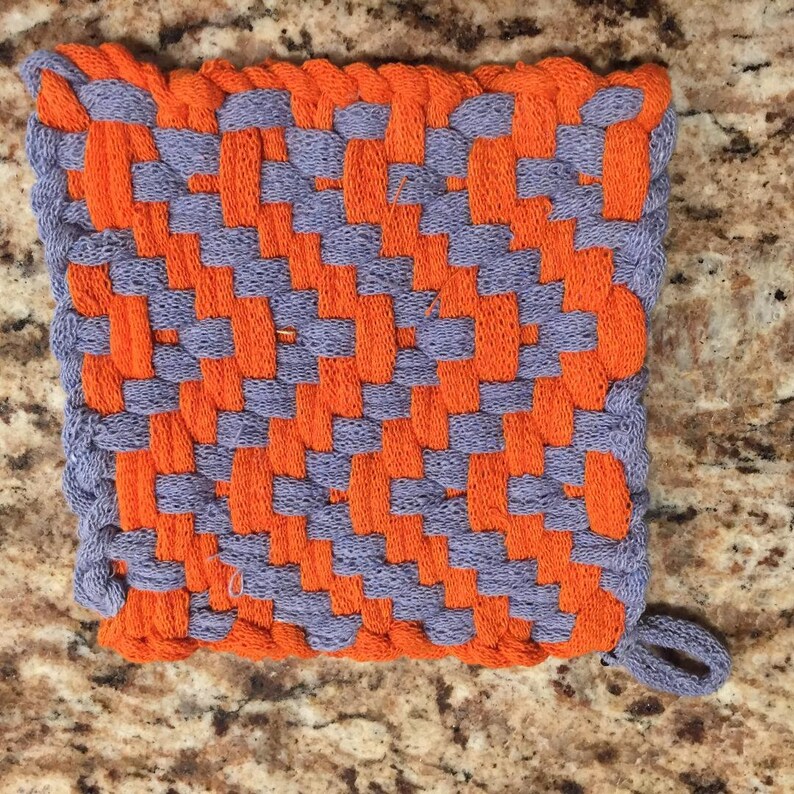 Loop Potholder Patterns Zig-zag Pattern - Etsy