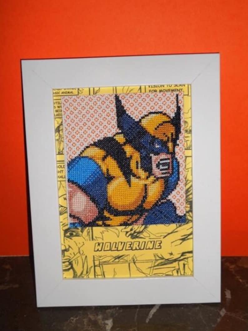 X-men: Wolverine Portrait - Cross Stitch Pattern - Etsy