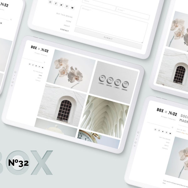 Blogger Template - Etsy