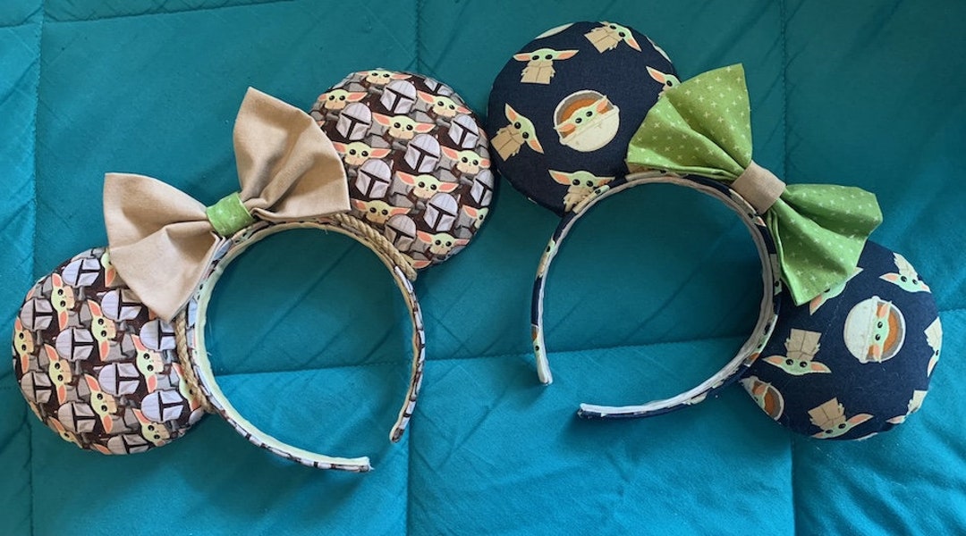 Grogu Disney Ears//mandalorian//minnie Ears//mickey Ears - Etsy