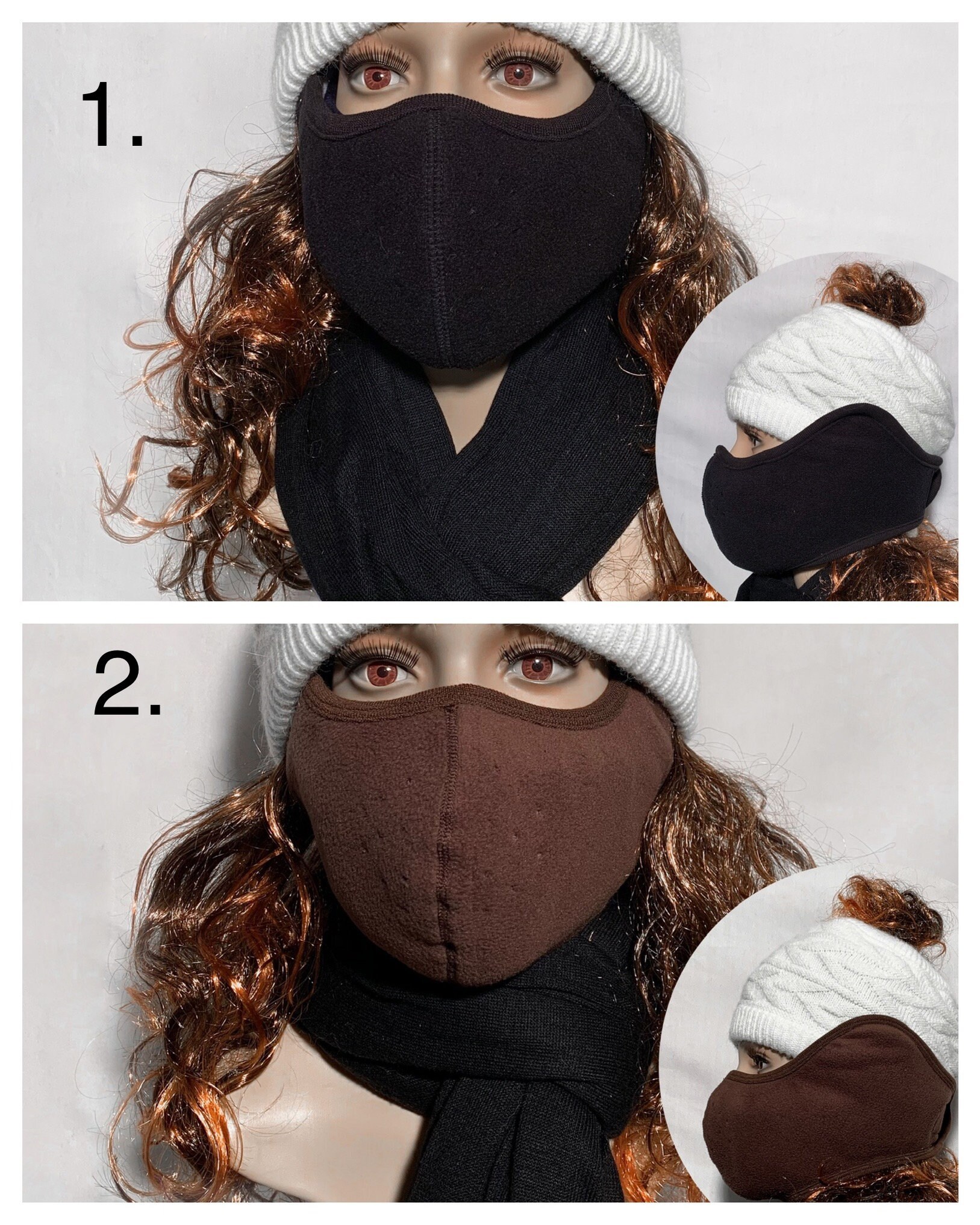 Face Warmer Fleece - Etsy