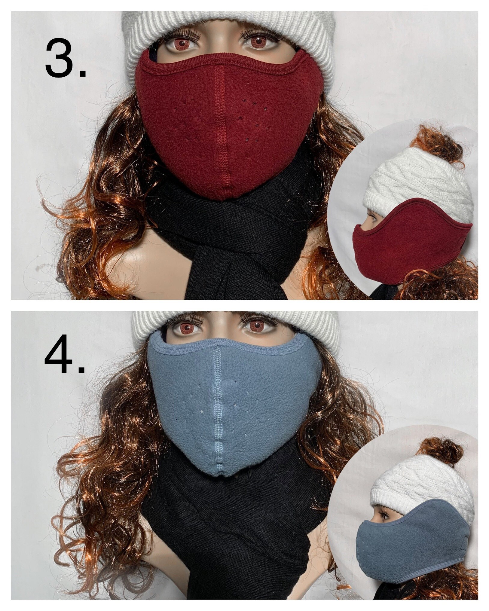 Face Warmer Fleece - Etsy