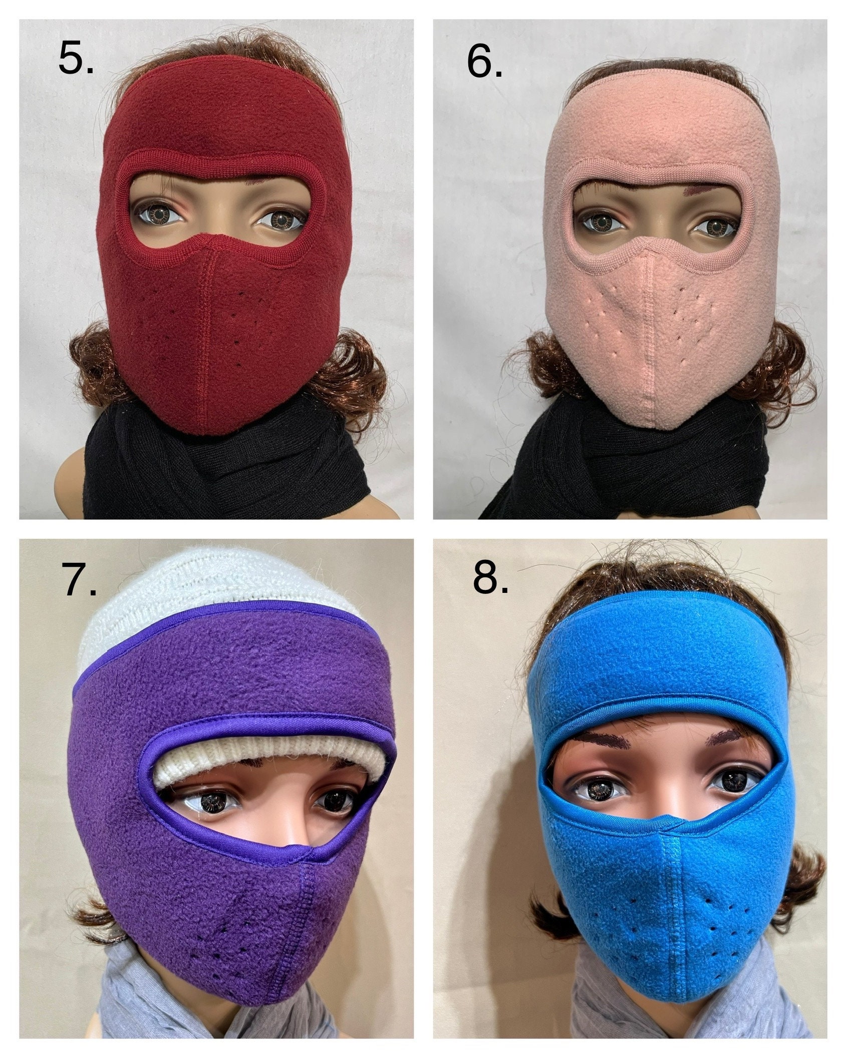 Full Face Warmer Fleece - Etsy