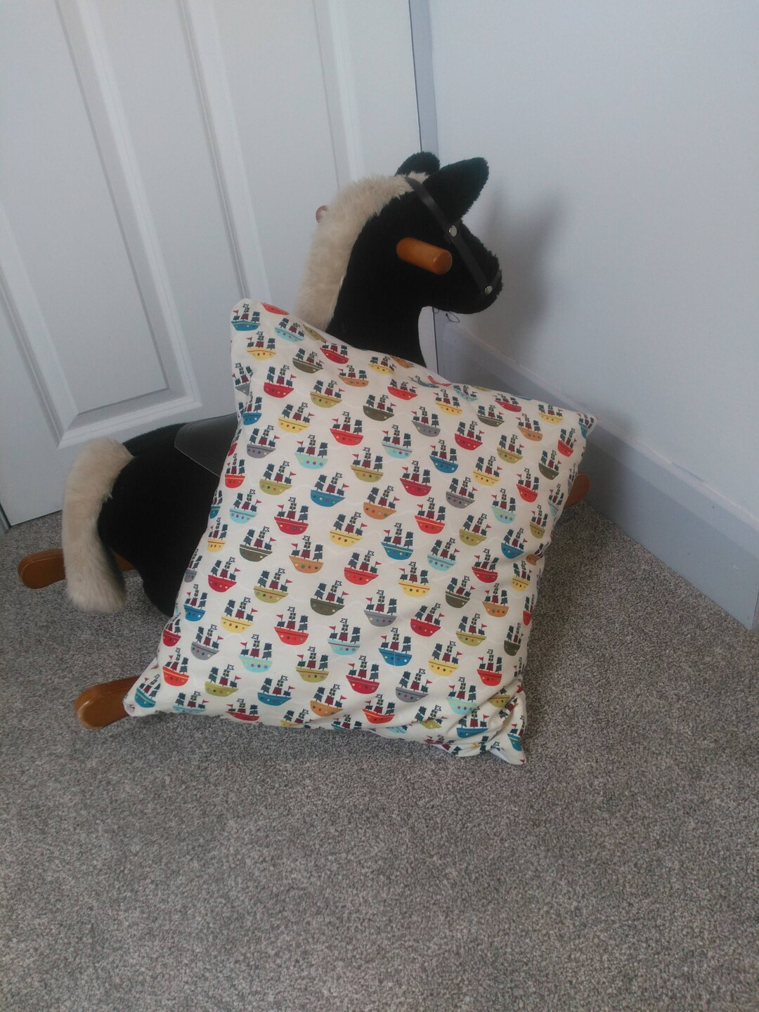 Child's Pirate Ship Cushion - Etsy