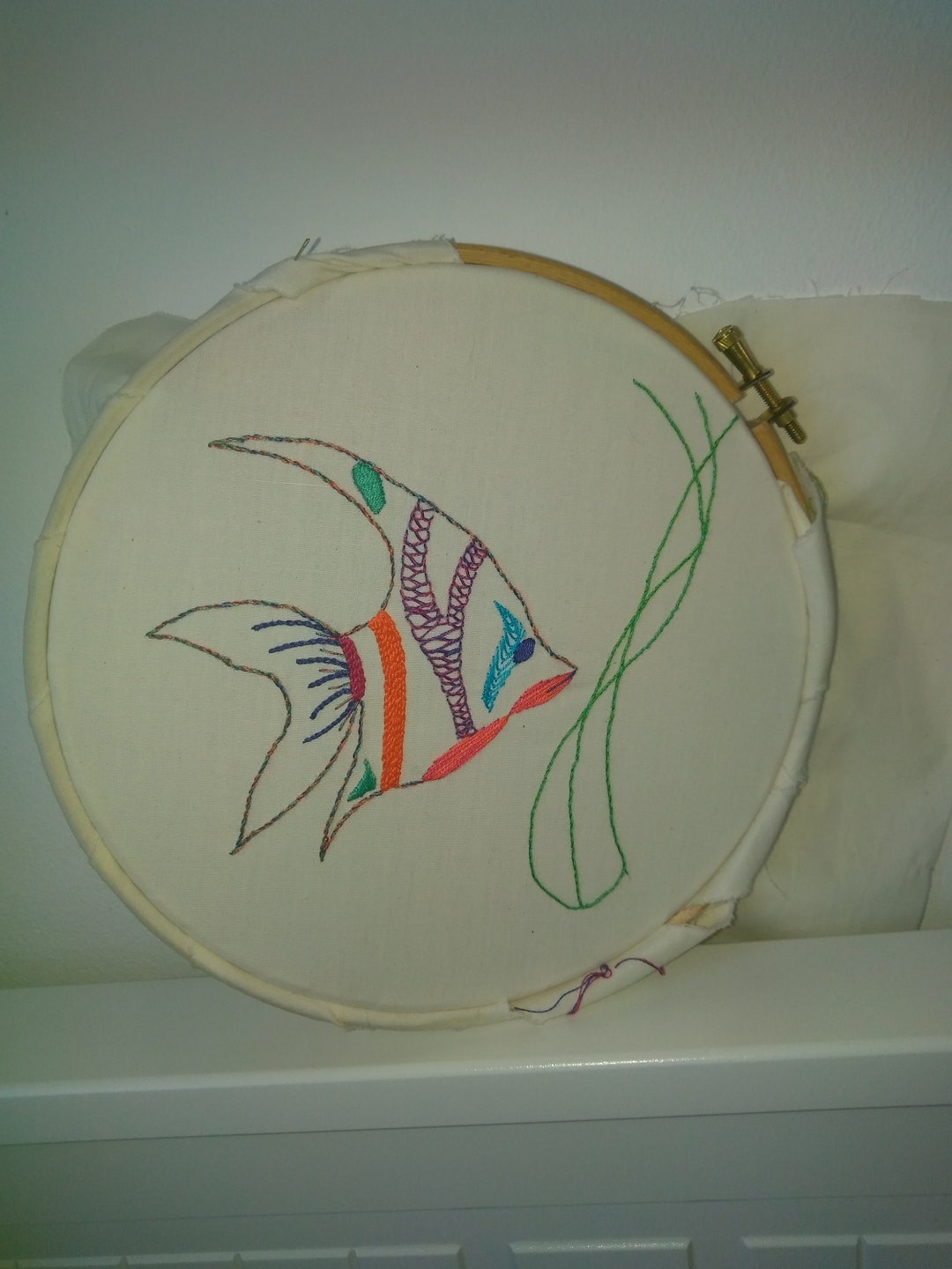 Beginners Fish Surface Hand Embroidery Pattern - Etsy