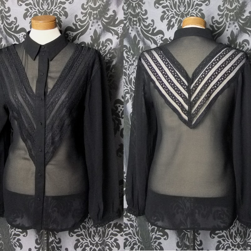 Goth Blouse - Etsy