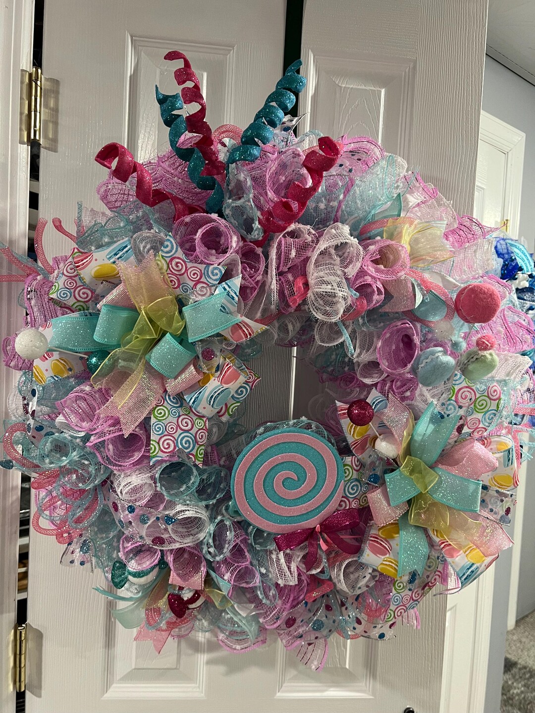 Candy Land Wreath - Etsy