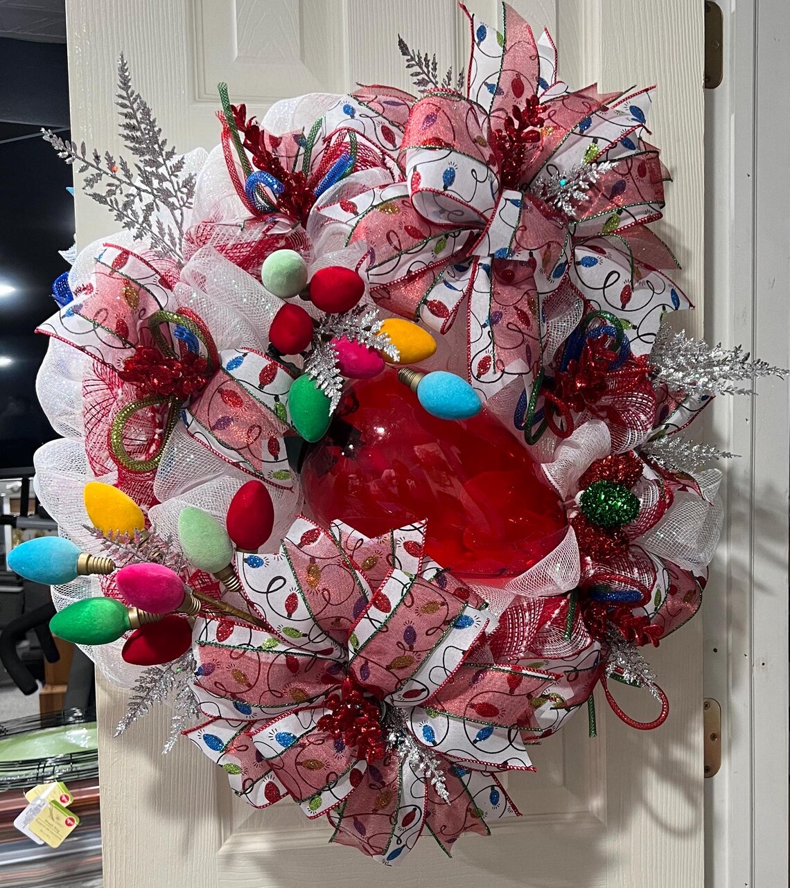 Christmas Bulb Wreath - Etsy