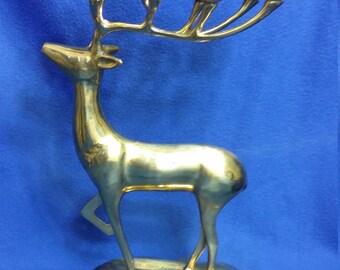 Brass Reindeer | Etsy