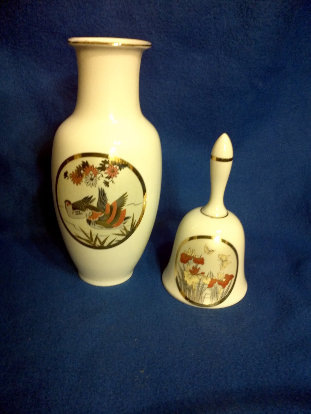 The Art of Chokin Vase, and Bell - Etsy