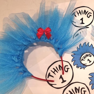 Thing One Thing Two Headband, Dr Seuss Costume, Party Favor - Etsy