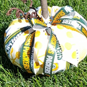 Greenbay Packers Pumpkin / Football Decoration / Gift for Sports Fan - Etsy