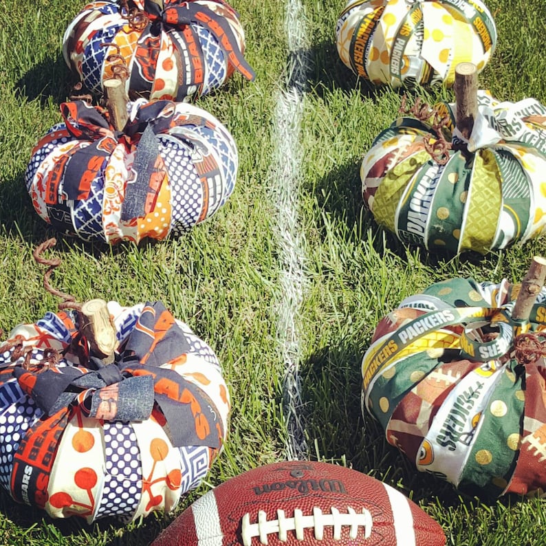 Greenbay Packers Pumpkin / Football Decoration / Gift for Sports Fan - Etsy