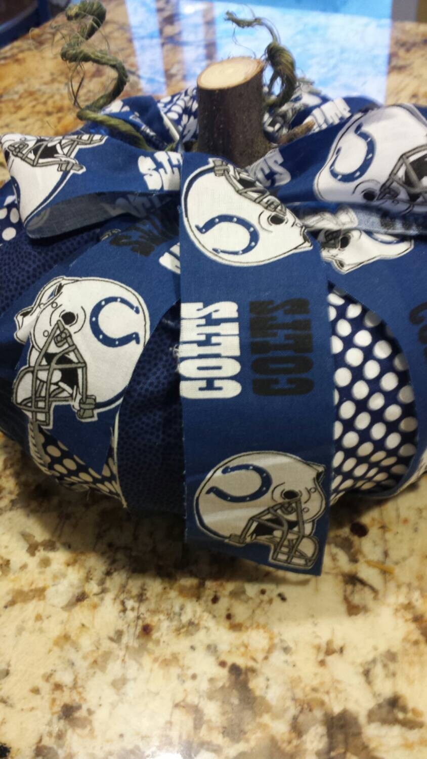 SALE Indianapolis Colts Pumpkins Out of Repurposed - Etsy