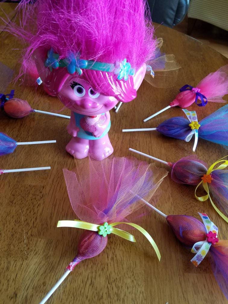Troll pops party favor 36 pack. Troll party favor. Troll | Etsy