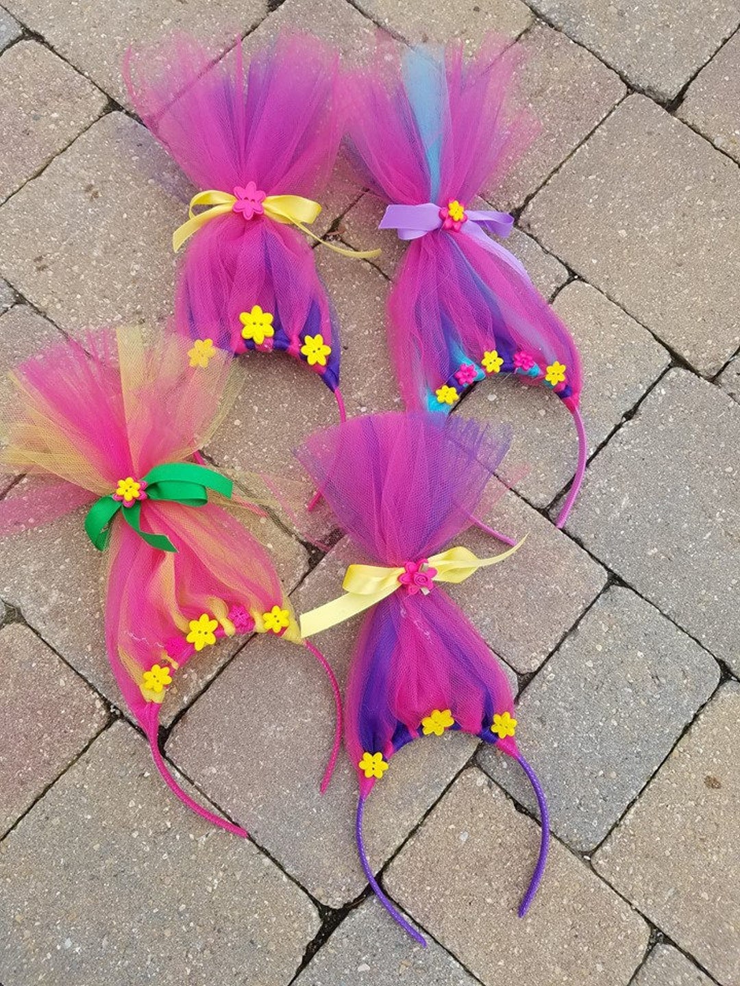 Qty 10 Princess Poppy Party Pack. Troll Hair Headband. Trolls. - Etsy