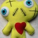 Yellow Conjoined Twins Mummy Voodoo Doll Siamese Circus - Etsy