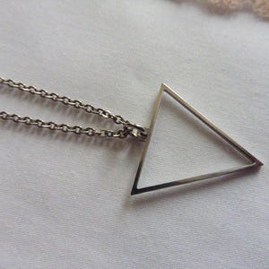 Occult Symbol Water Element Triangle Necklace, Esoteric, Mermaid, Magic ...