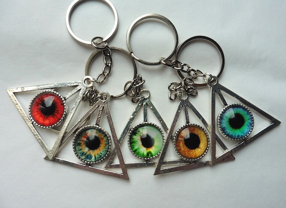 Esoteric All-seeing Eye Providence Keychain Triangle | Etsy