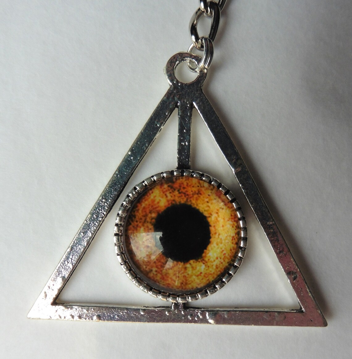 Esoteric All-seeing Eye Providence Keychain, Triangle, Pyramid, Occult ...