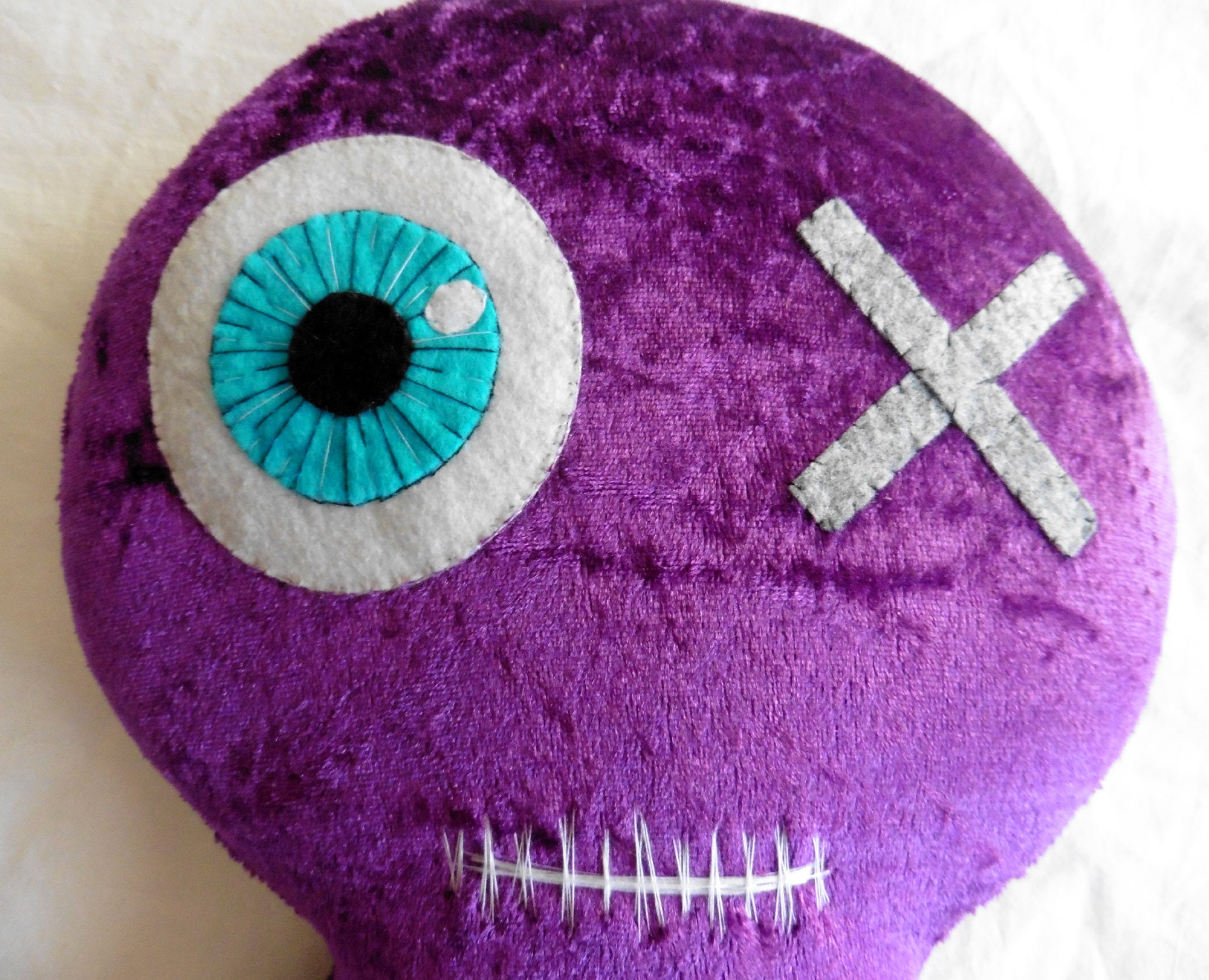 Large Purple Velvet Plush Voodoo Doll Mummy Poppet Cushion - Etsy Sweden