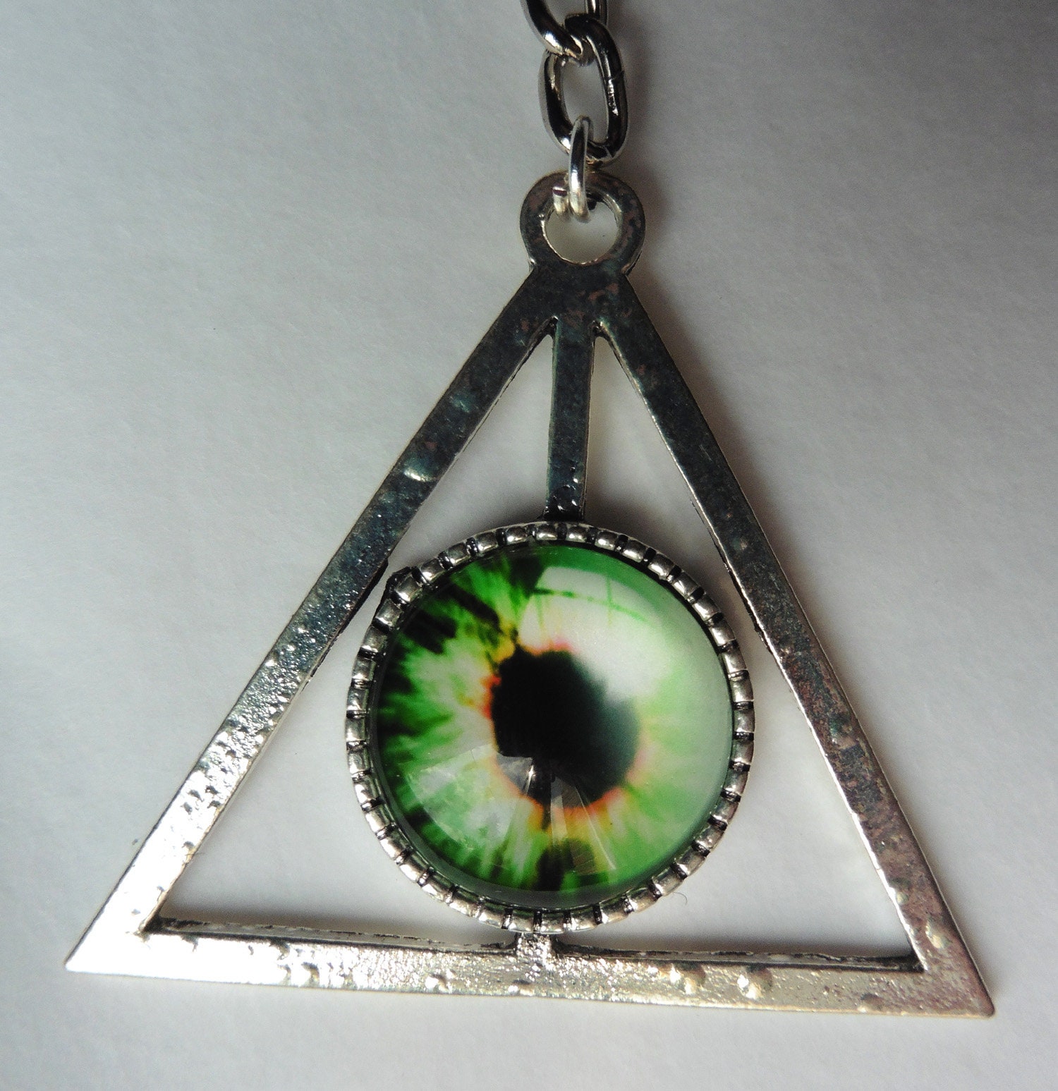 Esoteric All-seeing Eye Providence Keychain, Triangle, Pyramid, Occult ...