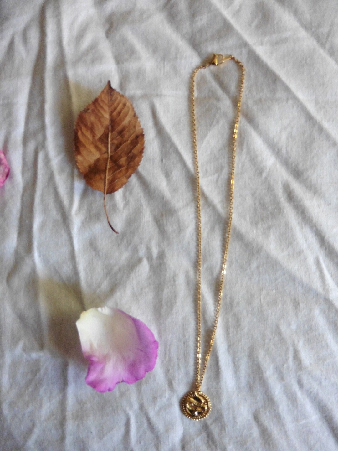 Snake Choker, Serpent Medal Golden Gold-plated Necklace, Boho, Tribal ...