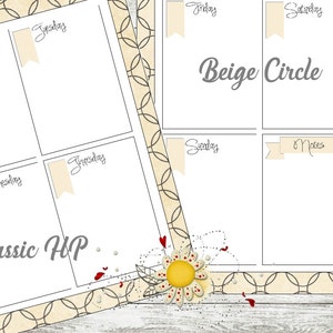 Happy Planner, Planner Printable, MAMBI, Classic Weekly Printable, Quad ...