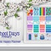 School Days - Happy Planner Stickers Printable - Weekly Planner ...