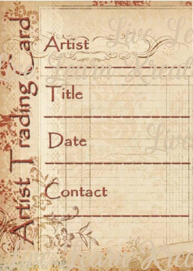 ATC / ACEO - Artist Trading Card / Art Cards Editions & Originals ...