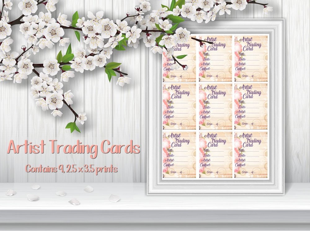 ATC / ACEO Artist Trading Card / Art Cards Editions & - Etsy