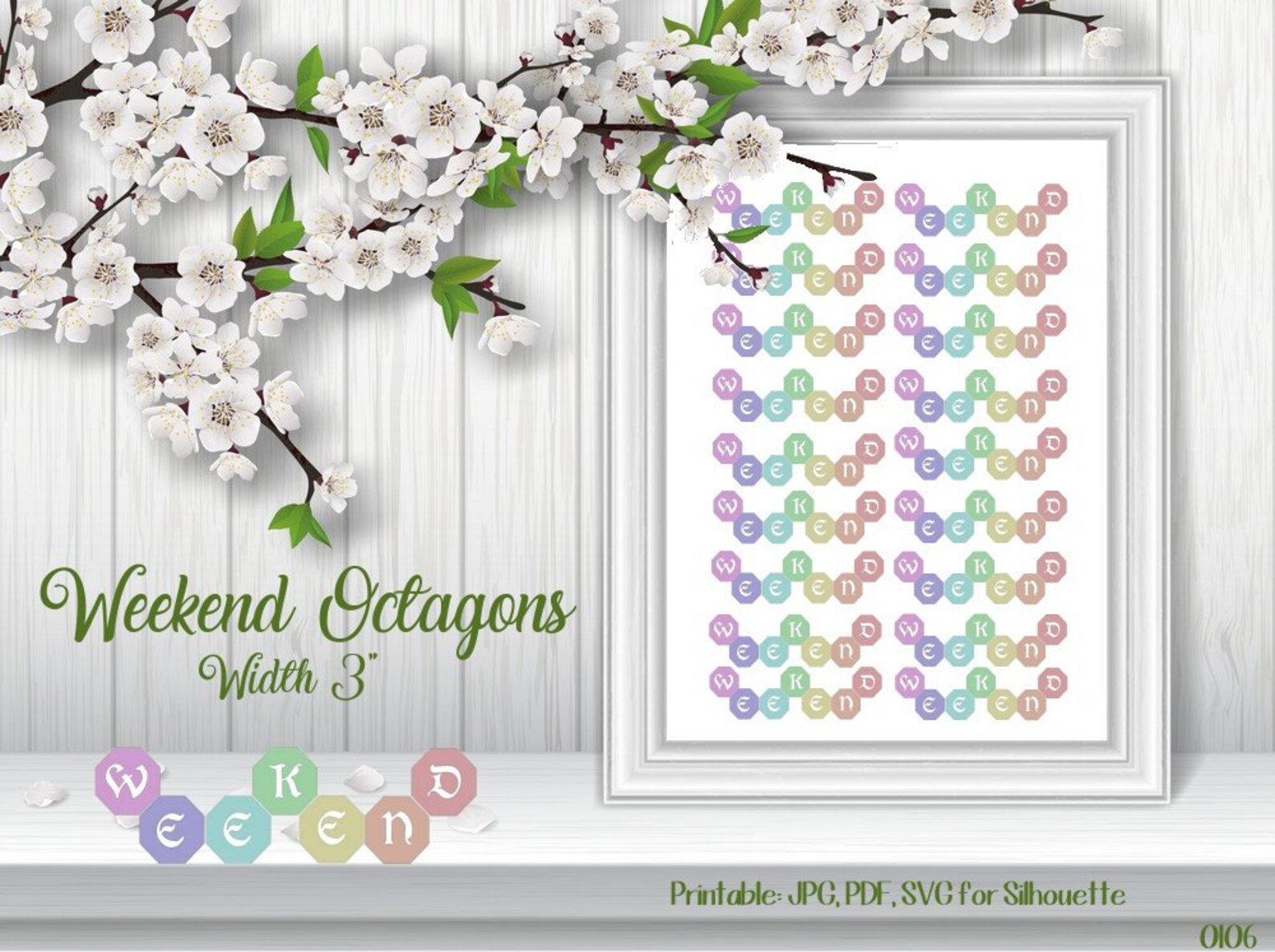 Weekend Octagon Banners - Etsy
