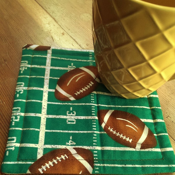 Football Mug Rug - Etsy