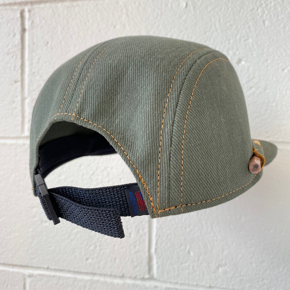 Handmade Denim 5-panel Cap With Pencil Holder - Etsy