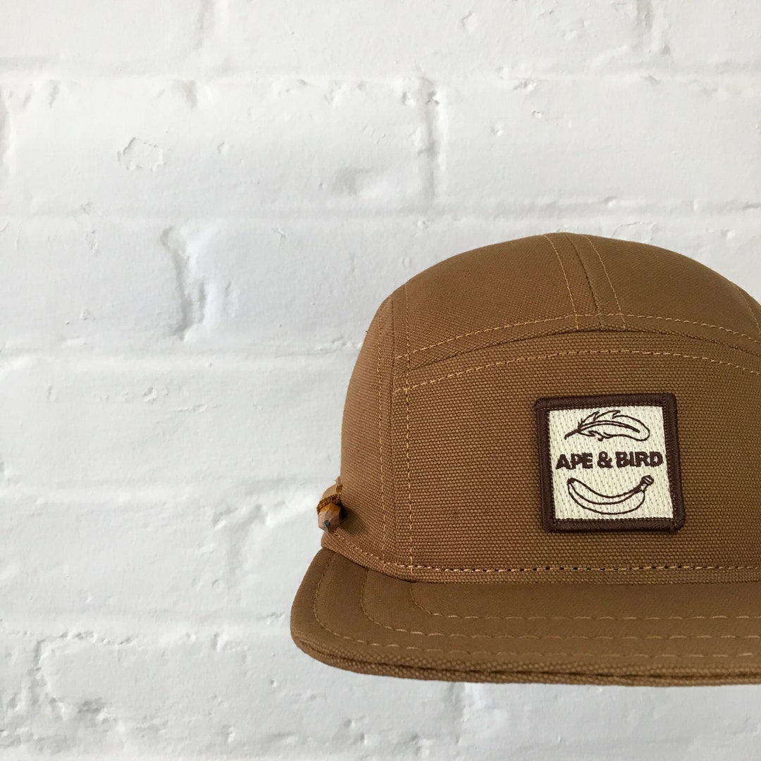 Handmade 5 Panel Canvas Cap With Pencil Holder - Etsy