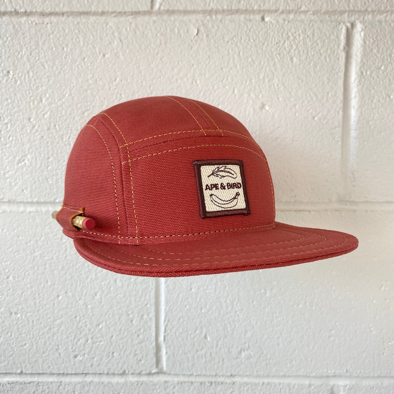 Handmade Denim Baseball Cap, Flat Brim, Pencil Holder - Etsy