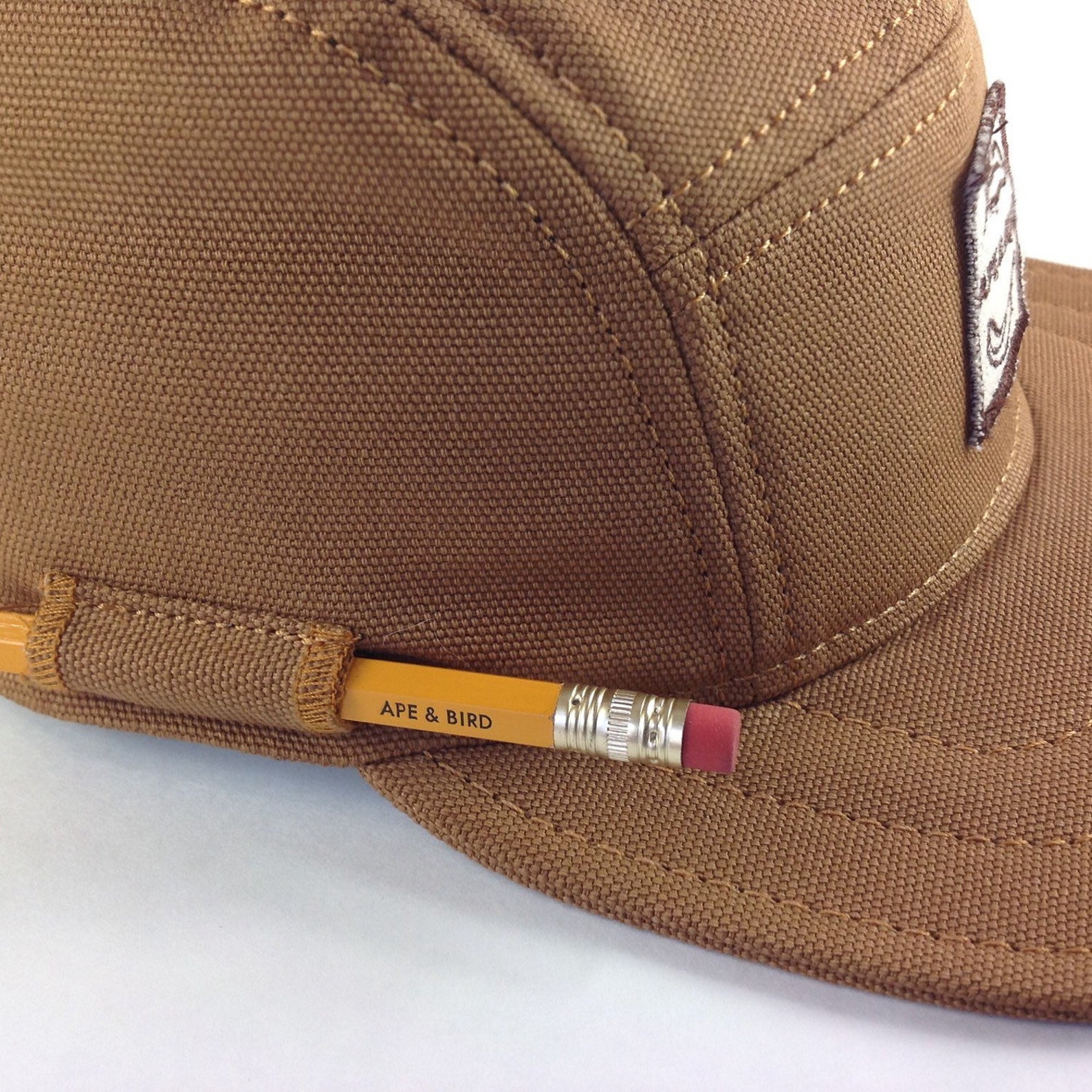 Handmade Denim 5-panel Cap With Pencil Holder - Etsy