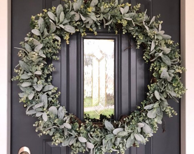 Extra Large Everyday Greenery Wreath, Wedding XL Wreath, Church Door ...