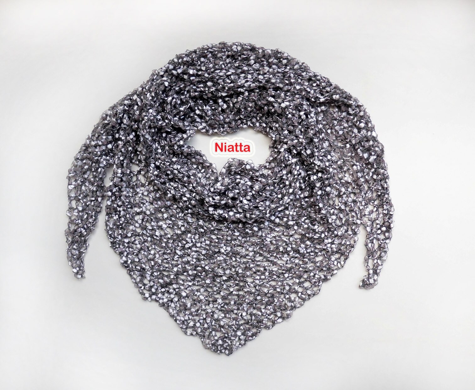 Easy Crochet Shawl Pdf Pattern, Ladder Yarn Wrap for Women - Etsy