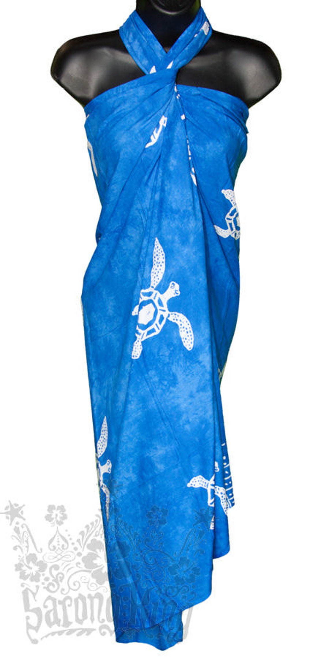 Screen Printed Sarong Batik Turtle Stamp - Etsy