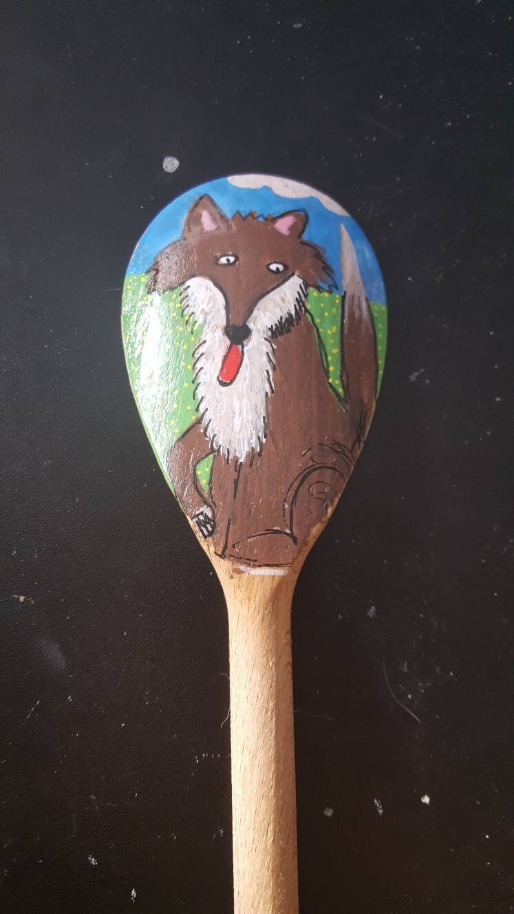 Little Red Riding Hood Story Spoons. Set of 6 - Etsy