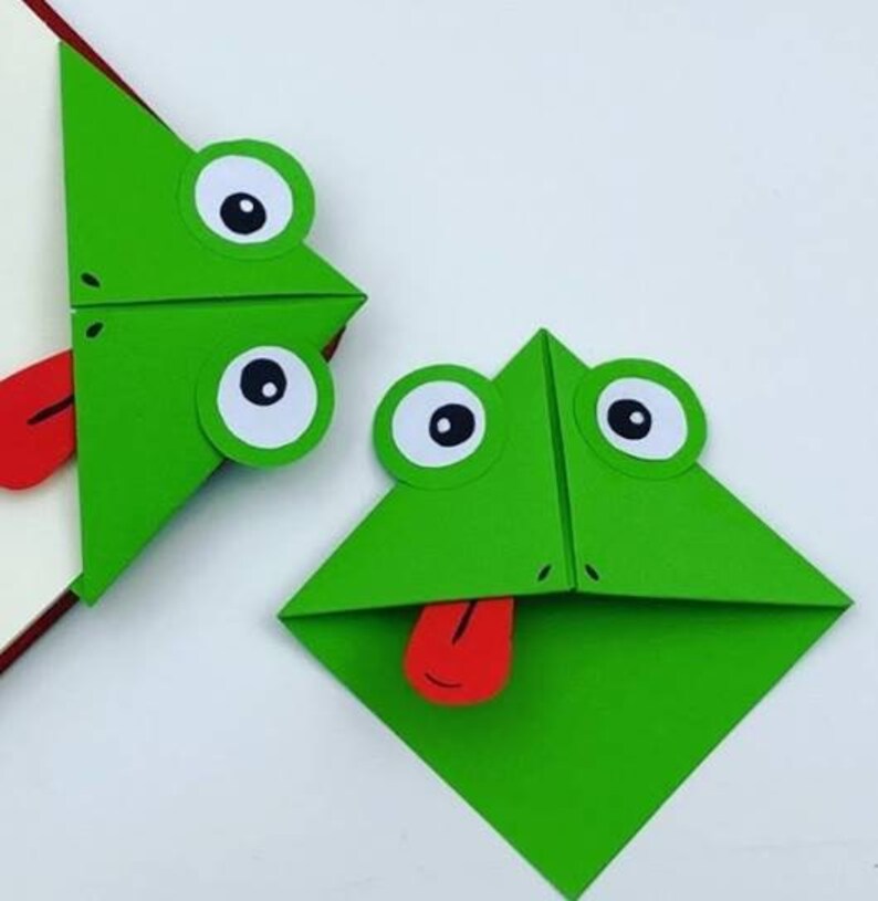 Origami Animal Corner Bookmarks Set of Four. - Etsy