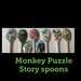 Monkey Puzzle Story Spoons - Etsy UK