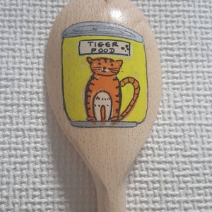 Tiger Who Came to Tea Story Spoons - Etsy