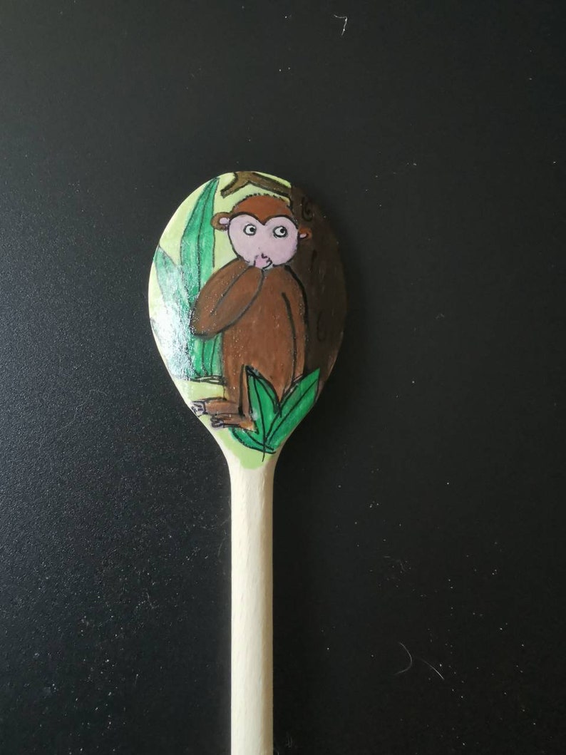Monkey Puzzle Story Spoons - Etsy UK
