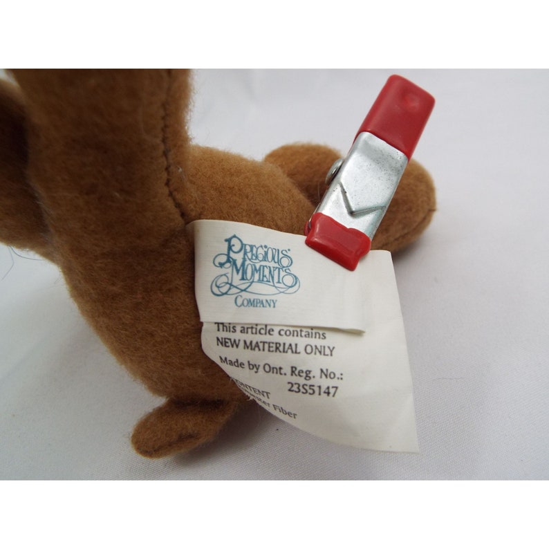 Vintage Ashton-drake 1999 Plush Teddy Bear With Ribbon & Charm 6" Tall ...