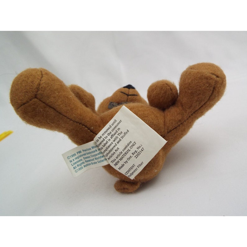 Vintage Ashton-drake 1999 Plush Teddy Bear With Ribbon & Charm 6" Tall ...
