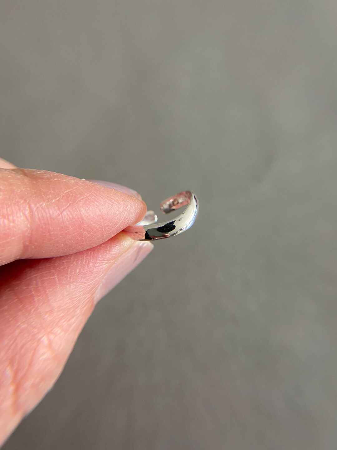 Silver Wave Toe Ring, Silver Adjustable Toe Ring, Band Toe Ring ...